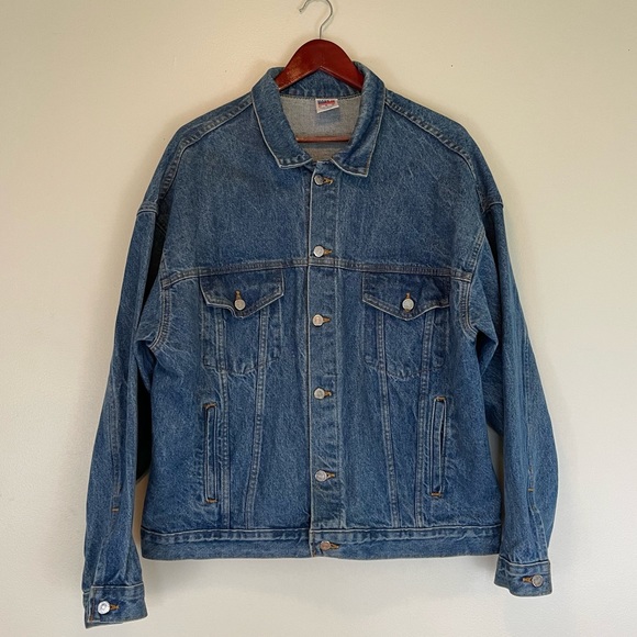 NEC | Jackets & Coats | Vintage Usa Made Nec Mens Trucker Blue Jean ...